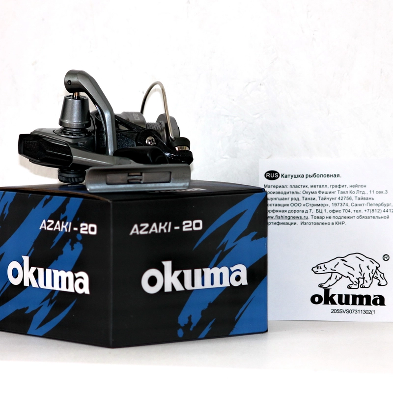 Катушка для спиннинга OKUMA Azaki-30 купить по цене 1413 ₽ в интернет ...