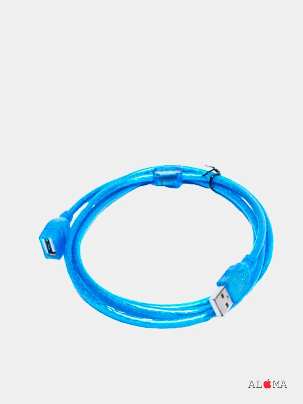 Удлинитель USB-кабеля, USB 2.0 1.5/ 3 м (мама-папа) мышка флэшка ...