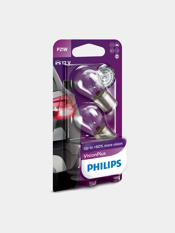 Лампы Philips VisionPLUS P21W P21/5W габаритный огонь купить по цене ...