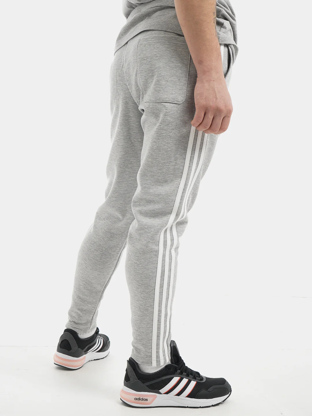 Брюки мужские спортивные, штаны Adidas MUST HAVES 3-STRIPES, серые ...