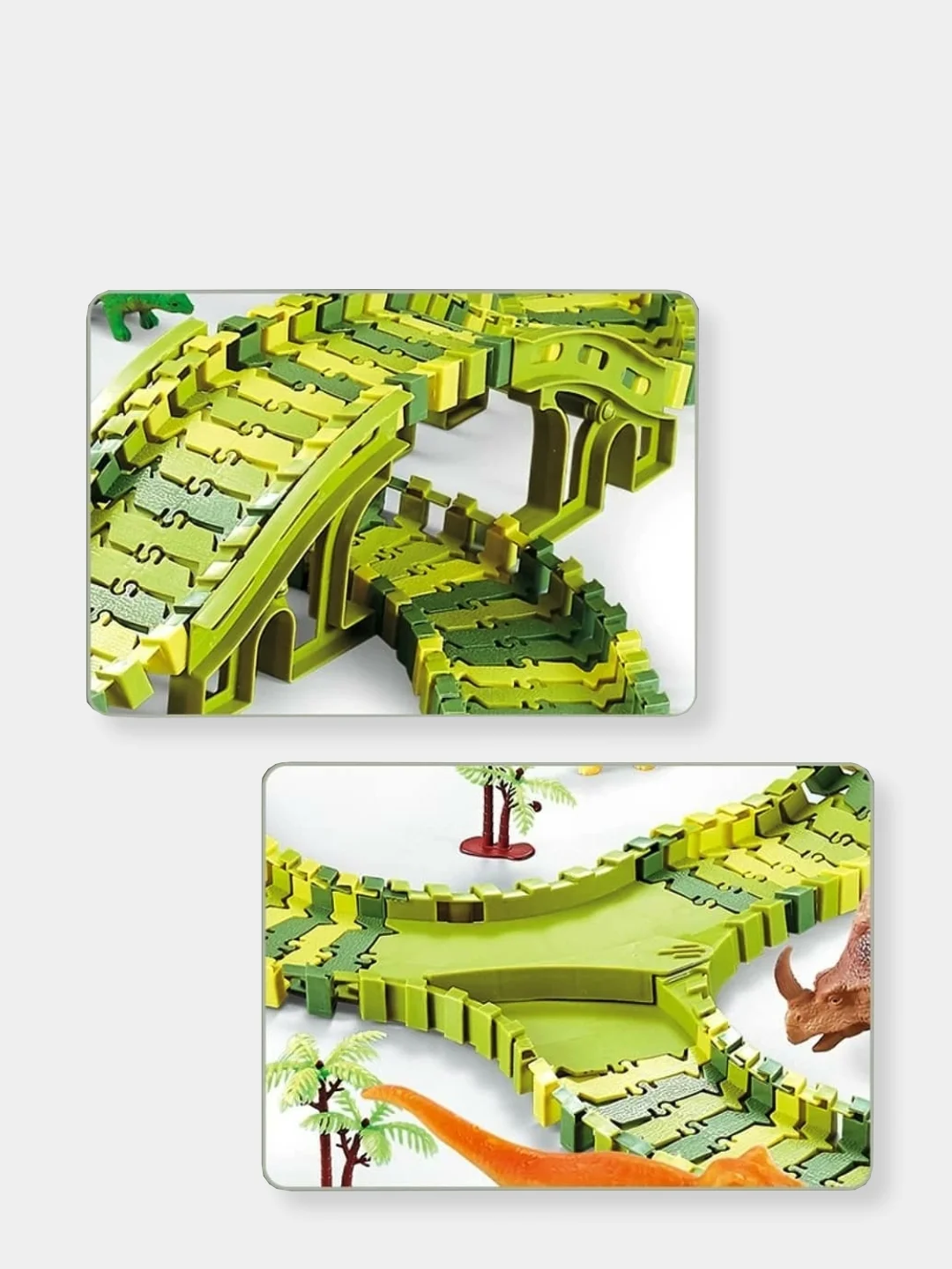 Игровой гибкий трек "Мир динозавров", 240 деталей купить по цене 3189 ...