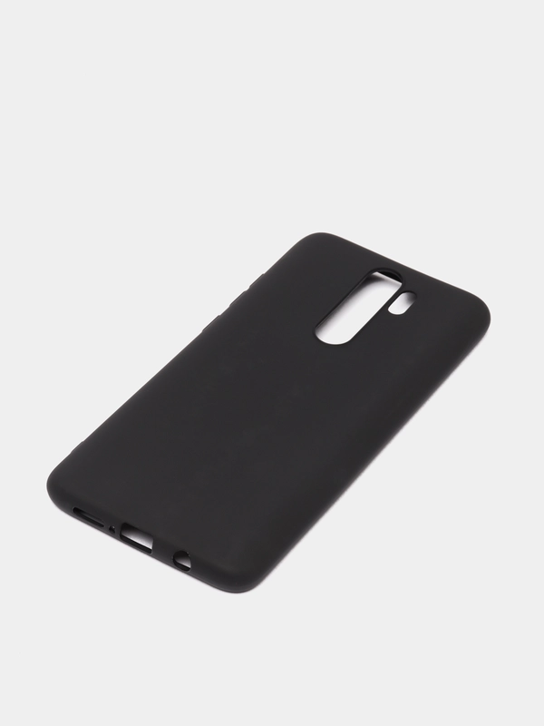 Силиконовый матовый черный чехол на Xiaomi Redmi Note 8 Pro ( Редми ...