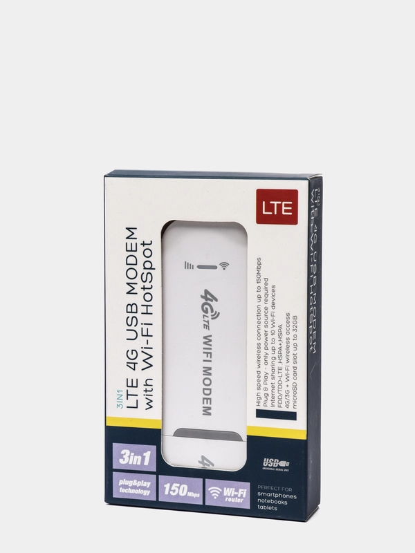 WI-FI модем 3G, 4G, USB купить по цене 1990 ₽ в интернет-магазине ...