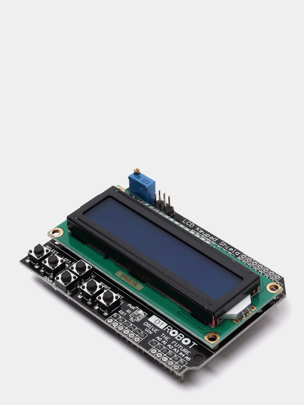 Модуль LCD Display 1602 клавиатуры из 6 кнопок для arduino keypad ...