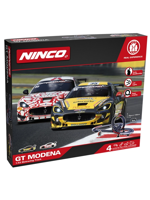 Автотрек Ninco GT Modena, масштаб 1:43 купить по цене 5990 ₽ в интернет ...