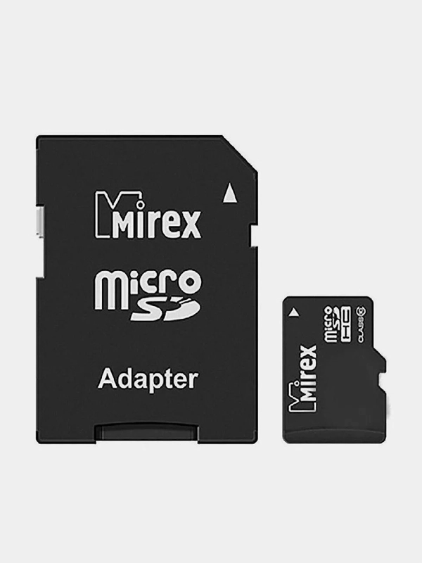 Карта памяти Mirex MicroSD 4/8/16/32 GB, с адаптером купить по цене 450 ...