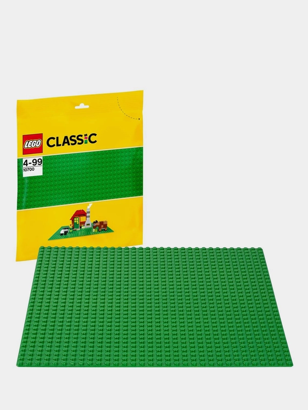 Конструктор LEGO CLASSIC, 10700, "Строительная пластина зеленого цвета"