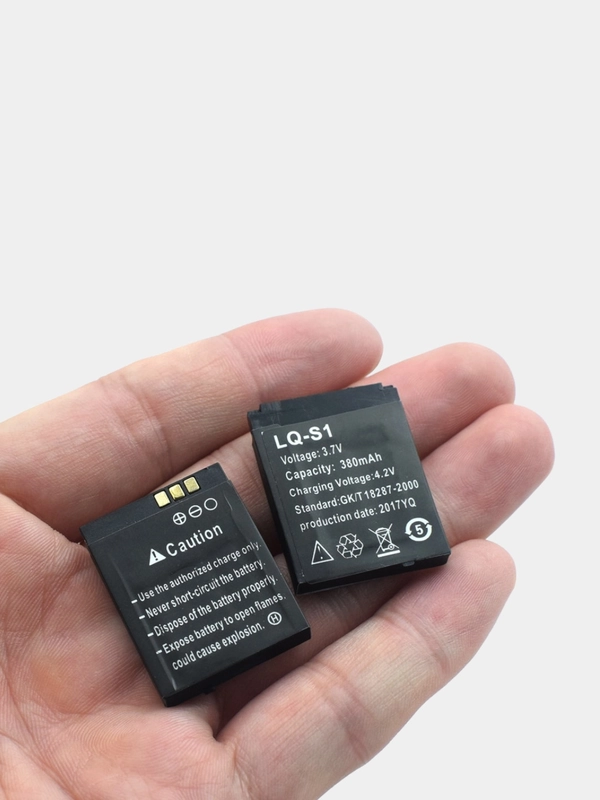 Аккумулятор LQ-S1 3.7V для смарт часов, 380mAh купить по цене 210 ₽ в ...