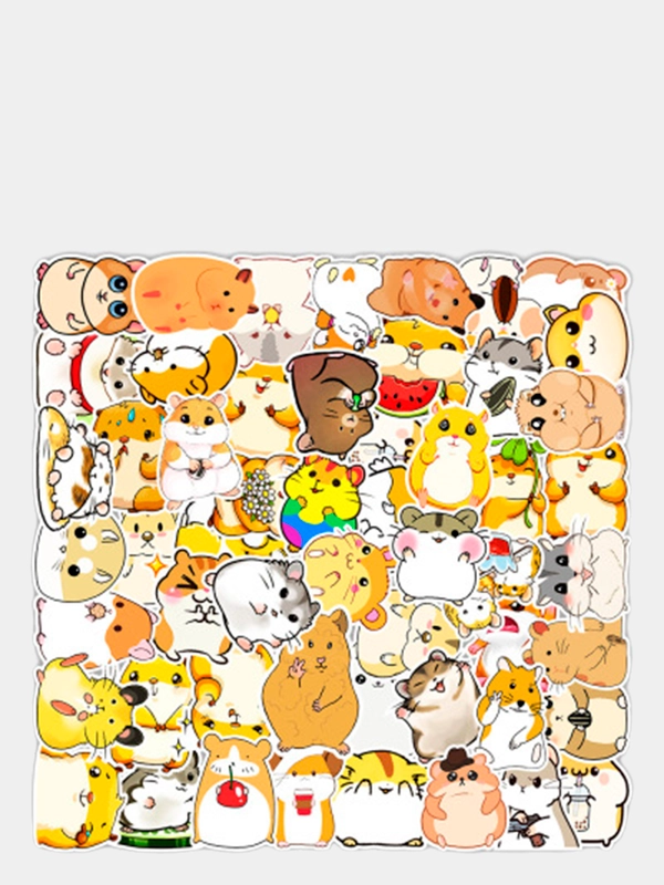 Стикеры наклейки, стикерпак "Хомяк", "Хома" 50 шт купить по цене 199 ...