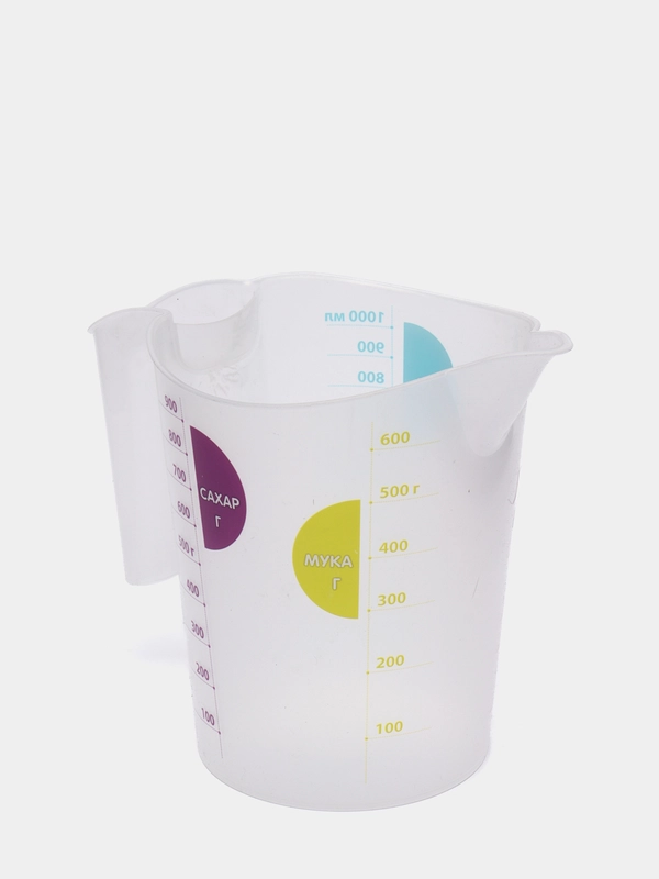 Стакан - кувшин мерный 1л IDEA купить по цене 199 ₽ в интернет-магазине ...