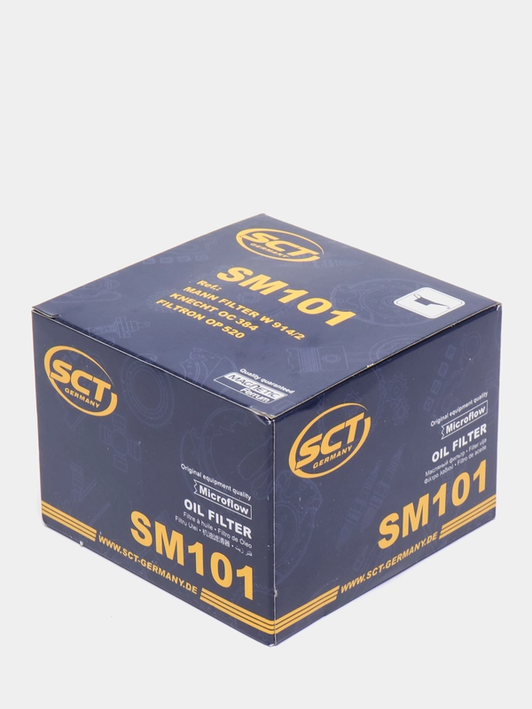 SCT SM101 Фильтр масляный для ВАЗ купить по цене 499 ₽ в интернет-магазине Магнит Маркет