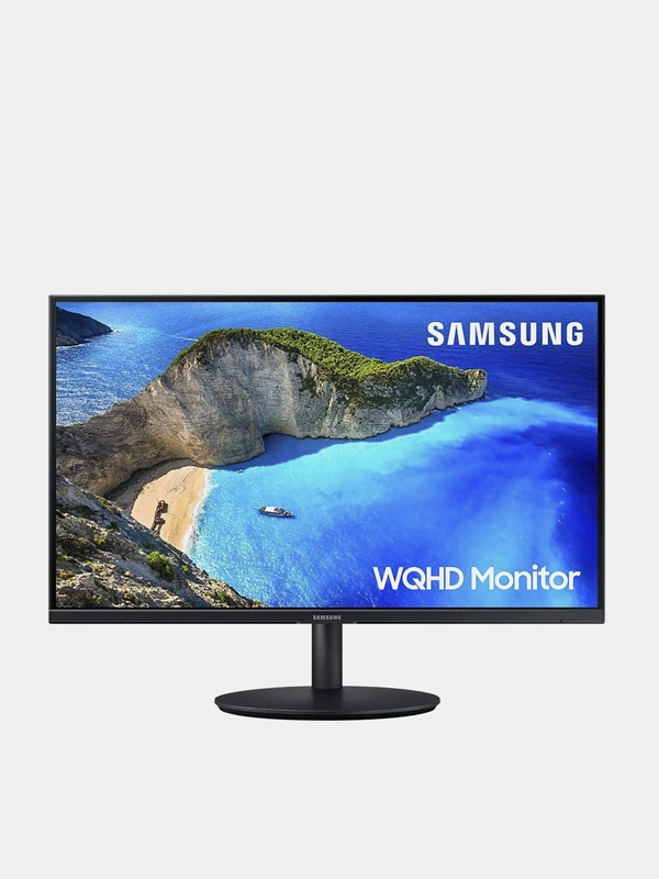 27" Монитор Samsung F27T700QQI, 2560x1440, 75 Гц, IPS, черный