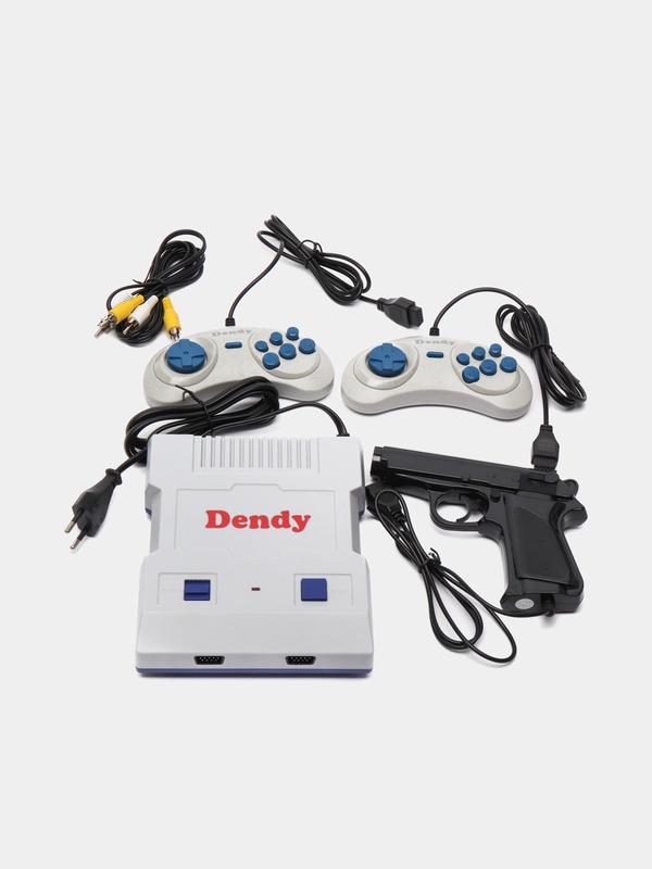 Игровая приставка Dendy Junior 300 игр + световой пистолет