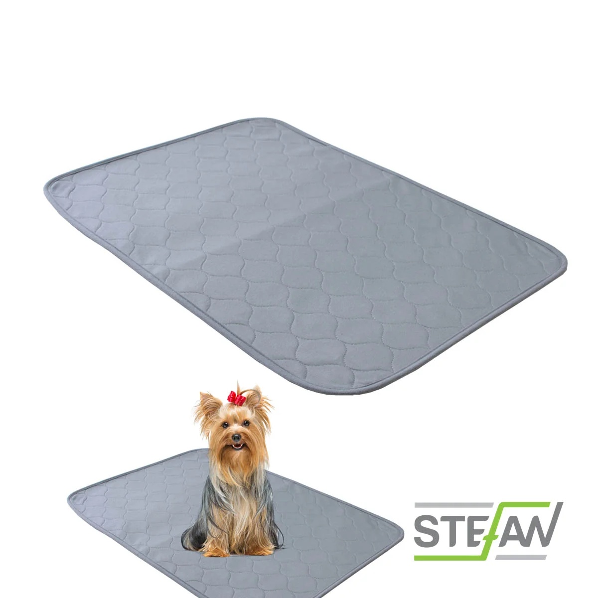 Пеленка для собак впитывающая многоразовая STEFAN однотонная, 40*60 см ...
