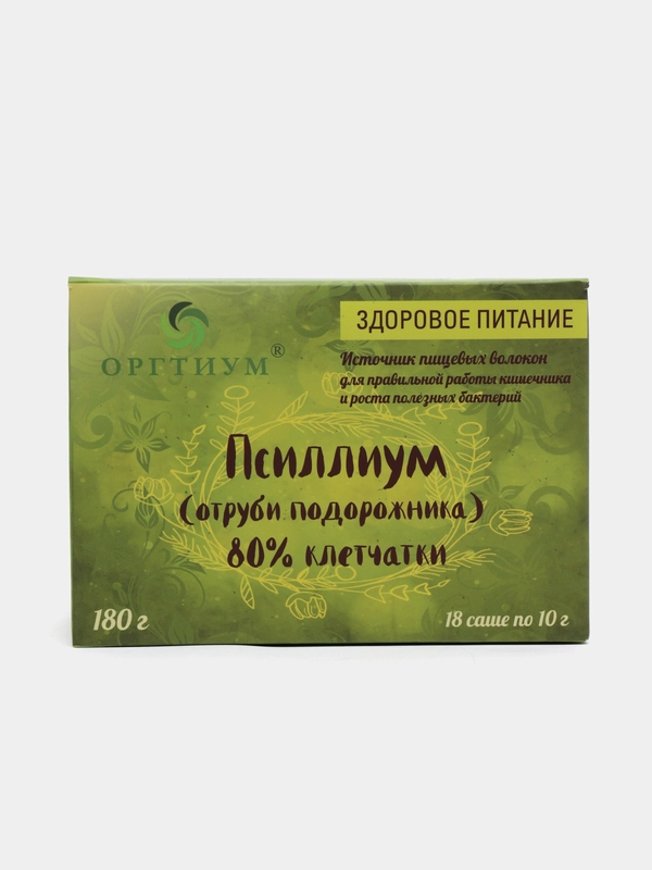 Псиллиум отруби подорожника, саше 18 штук по 10 г купить по цене 646 ...