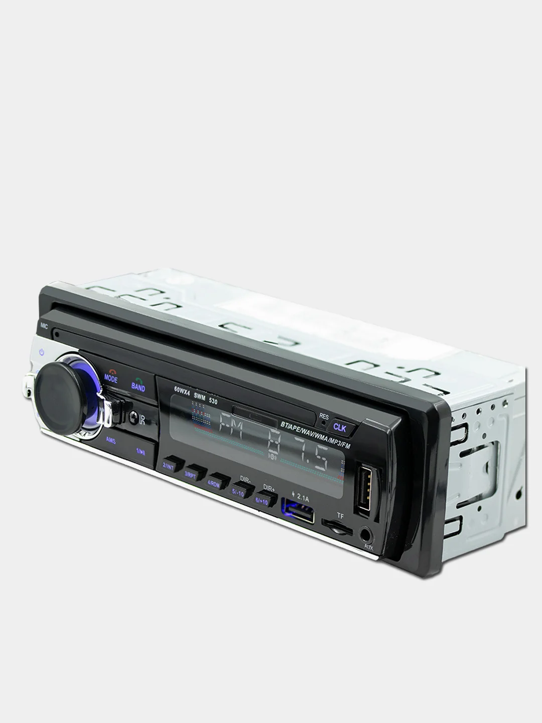 Автомагнитола с Bluetooth, RGB-подсветка, магнитофон 1 DIN купить по ...
