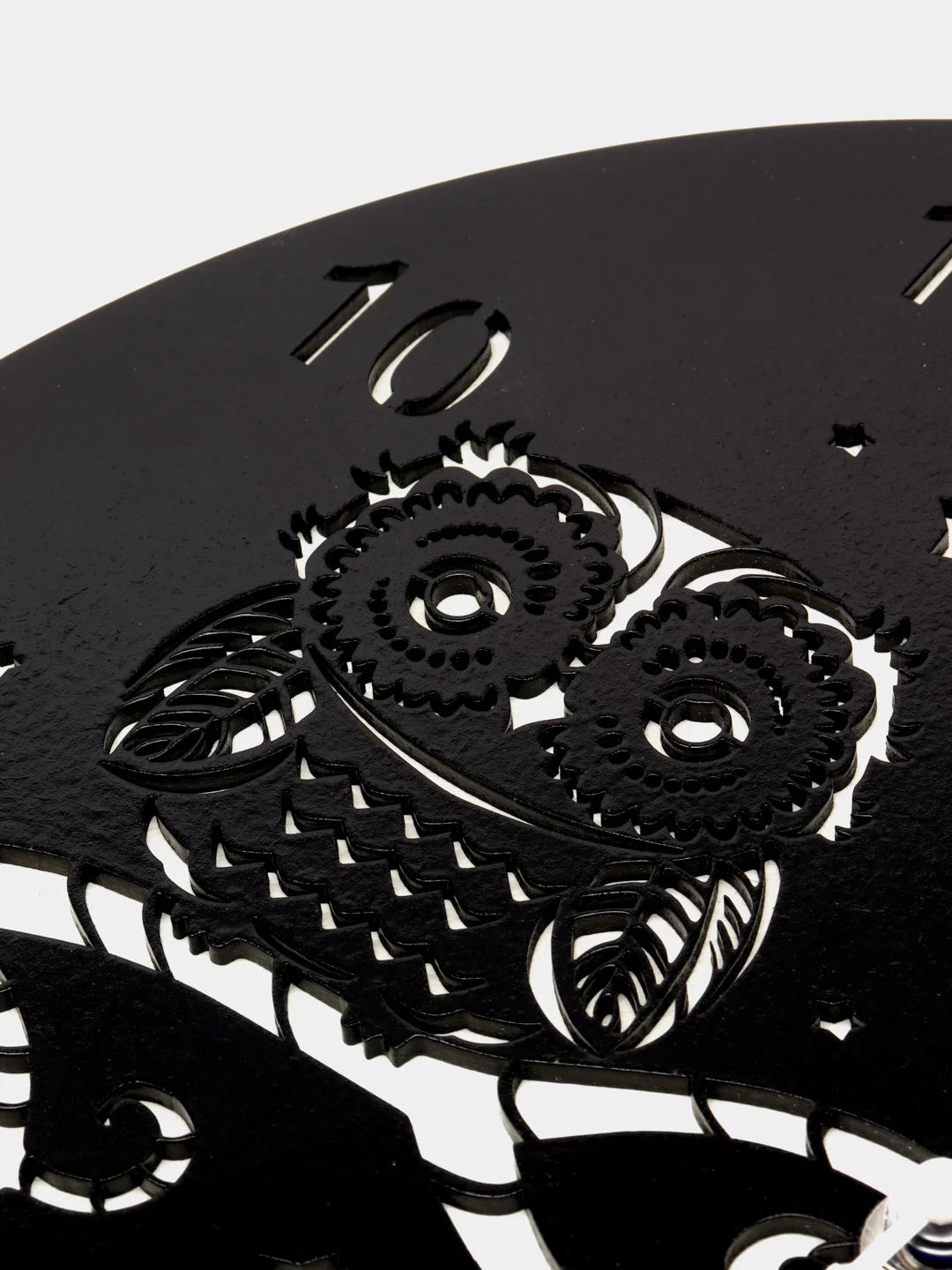 Настенные деревянные часы Сова лес 808 бесшумные ручная работа купить по цене 690 ₽ в