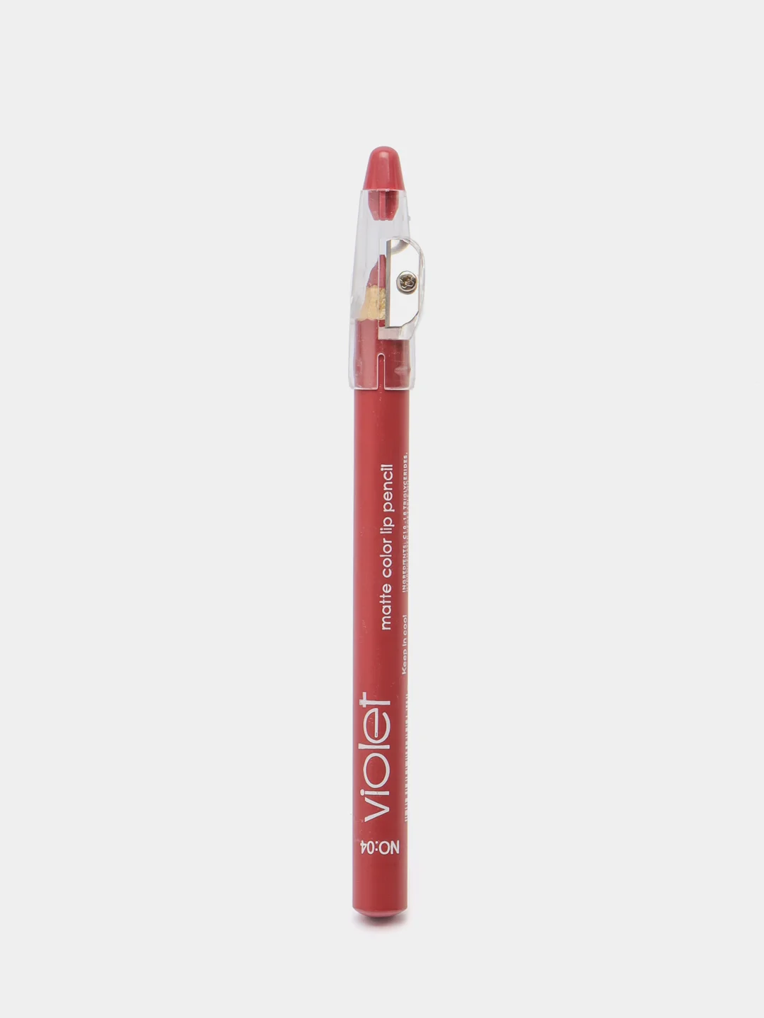 Карандаш для губ Violet Waterproof Lipstick, с точилкой, 12 цветов ...