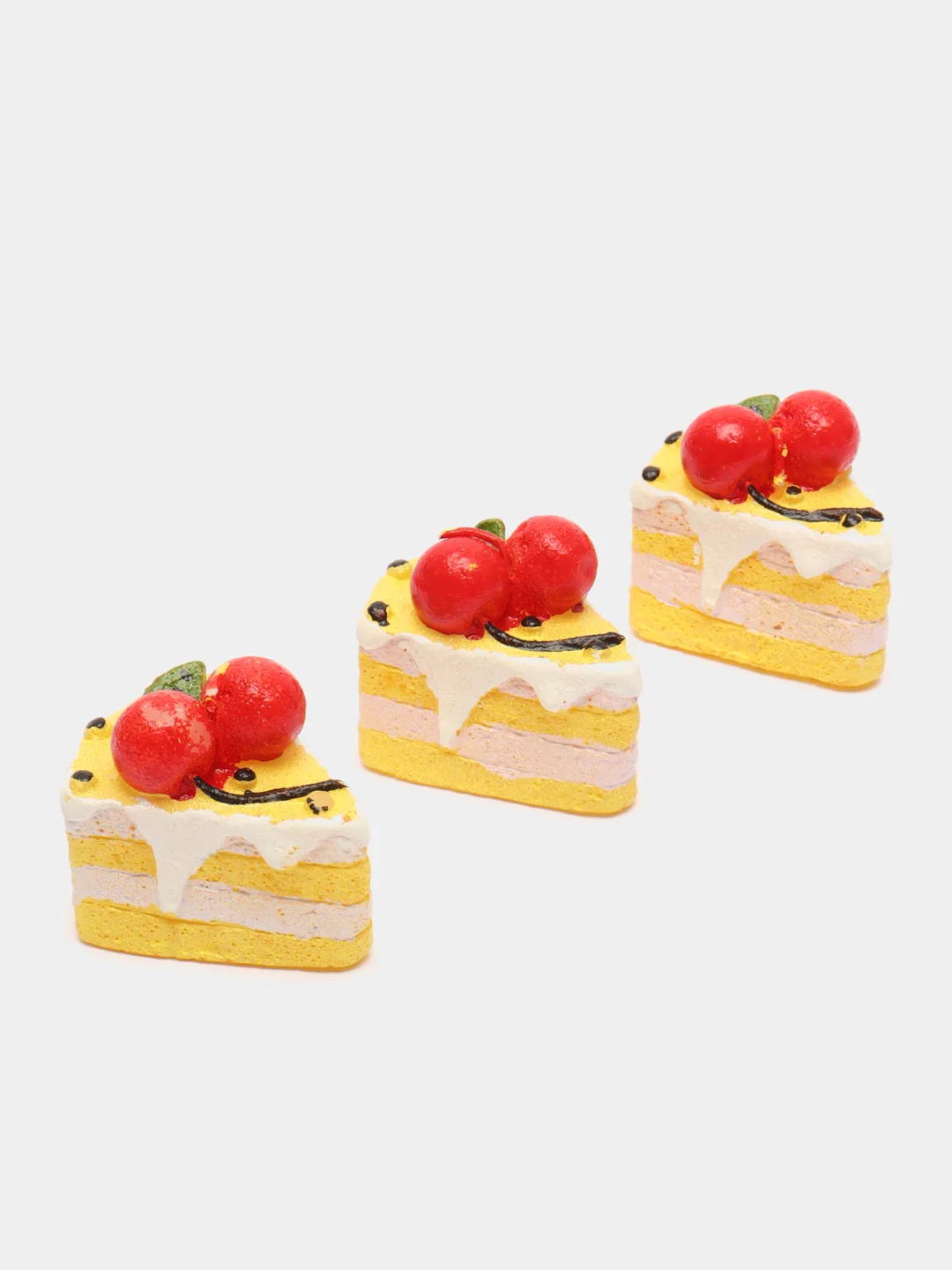 Свечи "Вкусные пирожные", из парафина, 3 штуки за 223 ₽ купить в ...