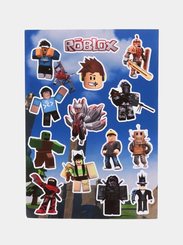 Наклейки Roblox (Роблокс), А4 купить по цене 199 ₽ в интернет-магазине ...