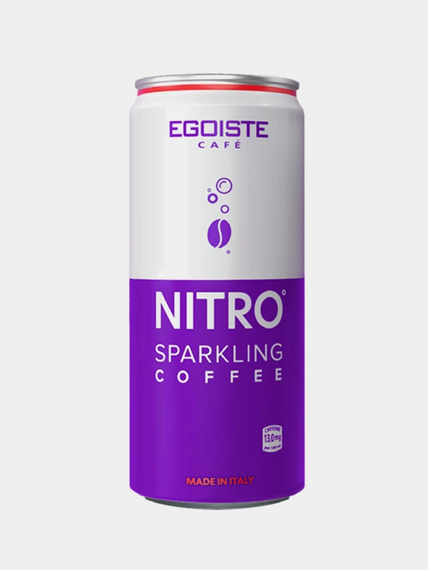 Напиток холодный кофейный Egoiste Nitro Sparkling Coffee, газированный ...