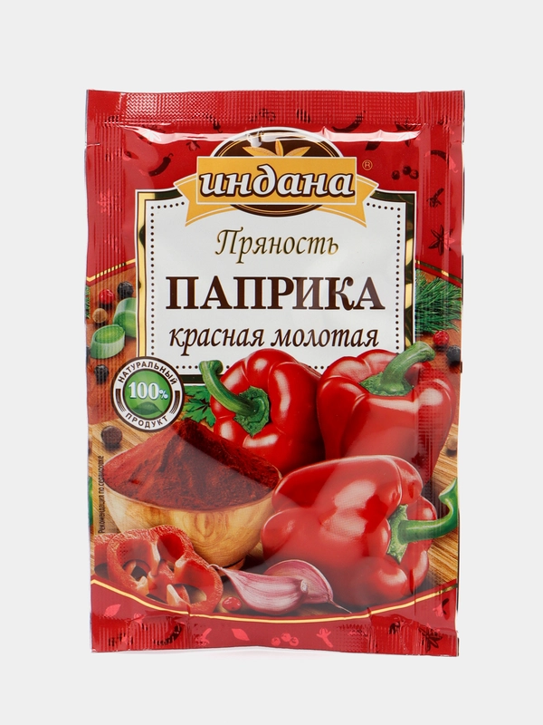 Паприка молотая красная, Индана, 15 гр купить по цене 51 ₽ в интернет ...