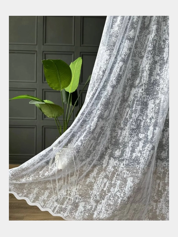 Тюль сетка мрамор (ширина 250 см высота 250 см) на шторной ленте купить ...