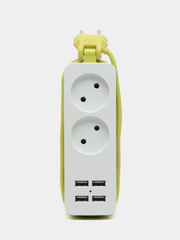 Сетевой фильтр с USB портами 1,5 метра, компактный купить по цене 550 ...