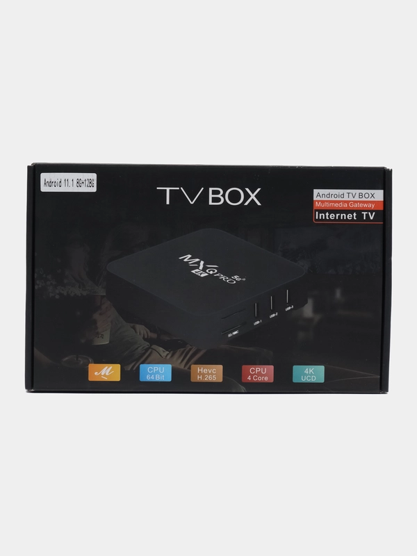 Smart TV MXQ Pro 4K 5g 8 128GB Android TV 1850