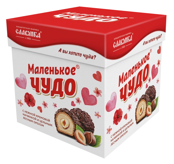 СЛАВЯНКА Конфеты Маленькое чудо с лесным орехом глазированные 148 ...