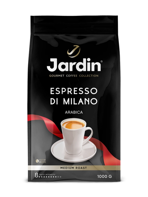 Кофе зерновой Jardin Espresso di Milano, 1 кг купить по цене 1635 ₽ в ...
