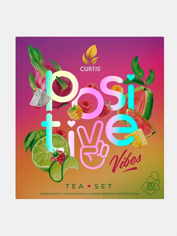 Чай Curtis "Positive Vibes Tea Set" ассорти 20 пирамидок купить по цене ...