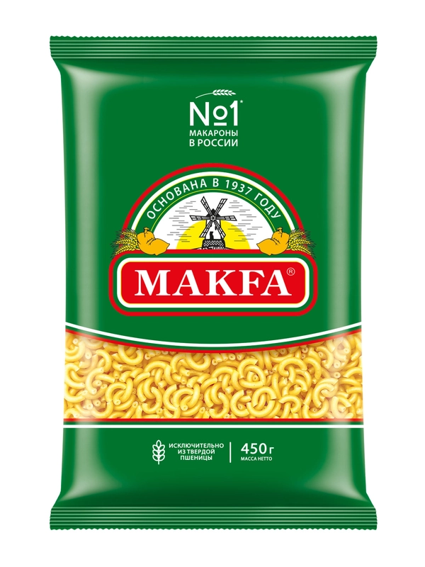 Макаронные изделия Makfa Рожки гладкие, 450 г купить по цене 69 ₽ в интернет-магазине Магнит Маркет