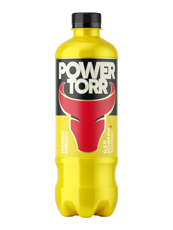Тонизирующий напиток POWER TORR ULTRA Манго, газированный, 0,5 л купить ...