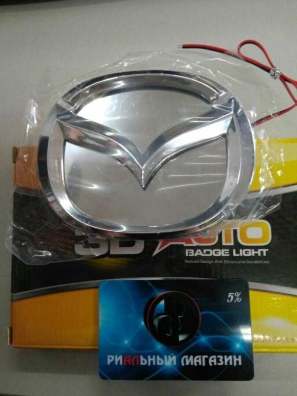LED значок Mazda. 3D Auto badge light. купить по цене 500 ₽ в интернет ...